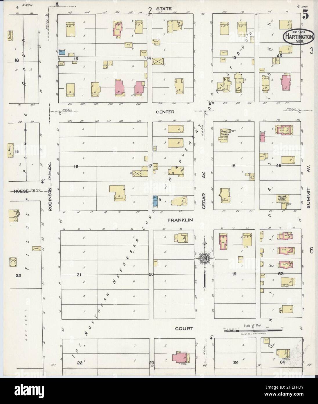 Map of hartington nebraska hi-res stock photography and images - Alamy