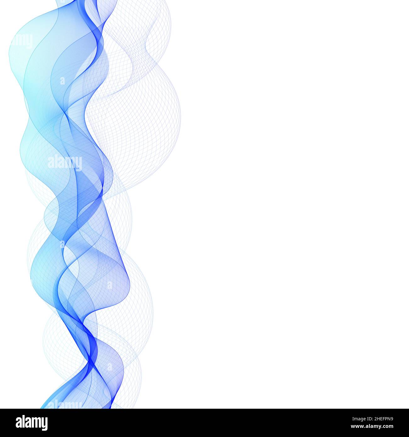 blue wave abstraction. Brochure Template Stock Photo - Alamy