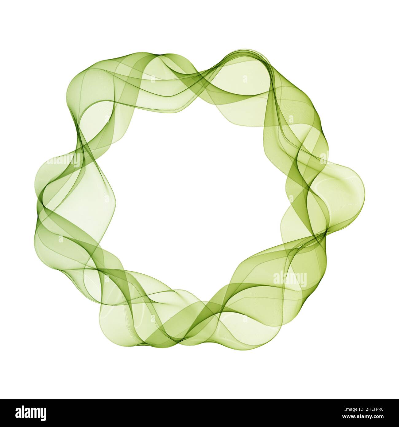 Elegant green circular motion hi-res stock photography and images - Alamy