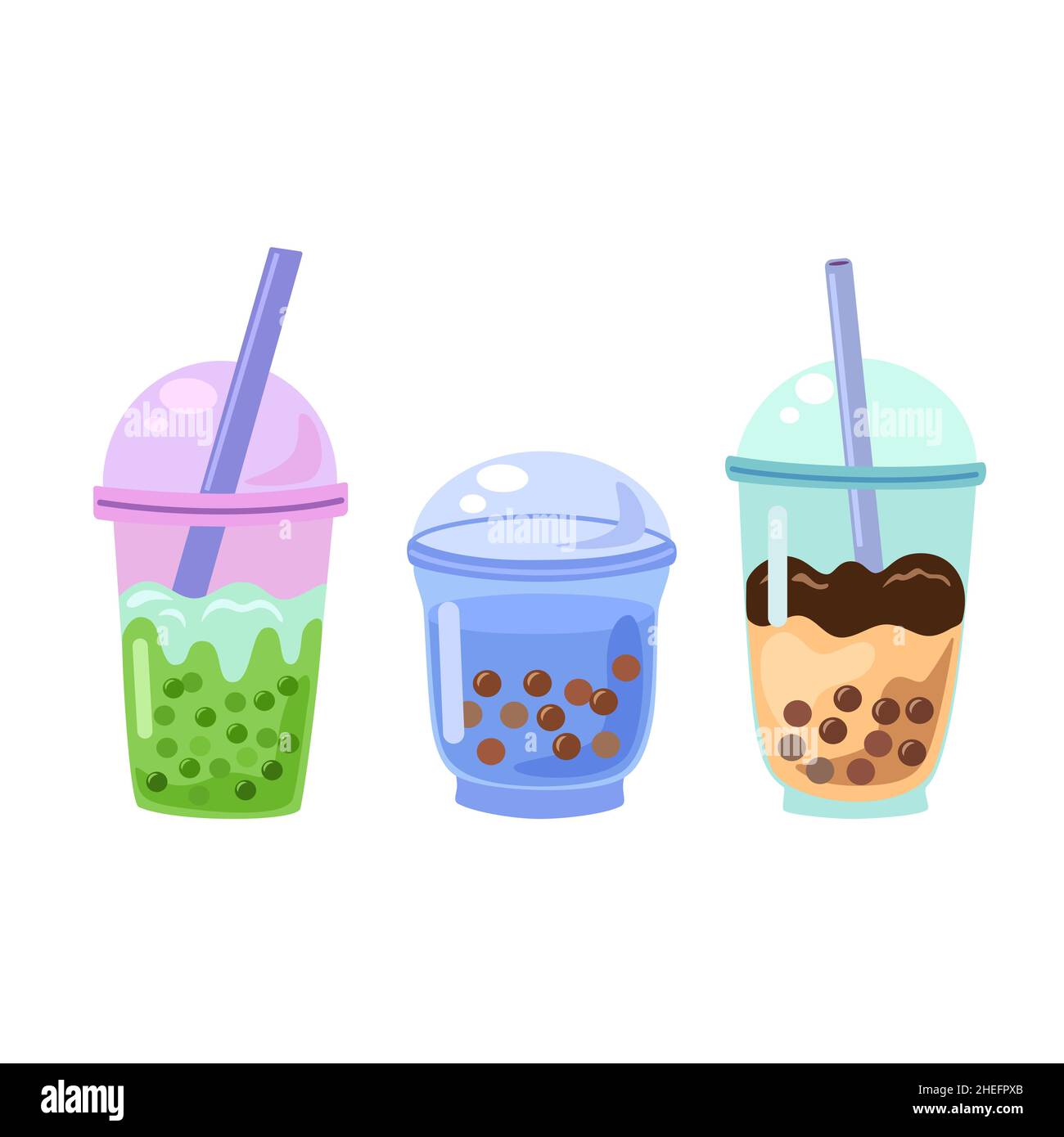 Bubble tea poster Cut Out Stock Images & Pictures - Alamy