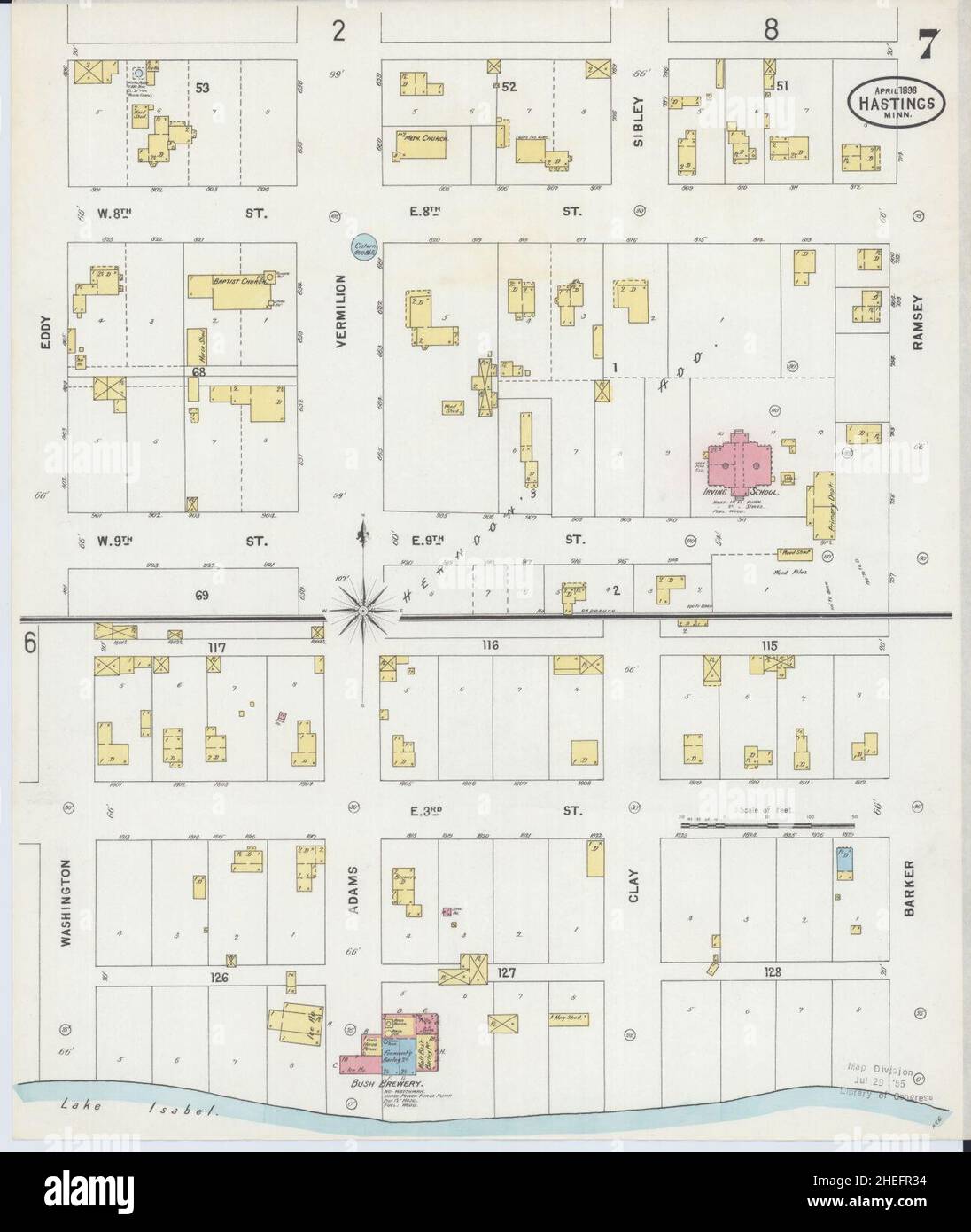 Map of hastings minnesota hi-res stock photography and images - Alamy
