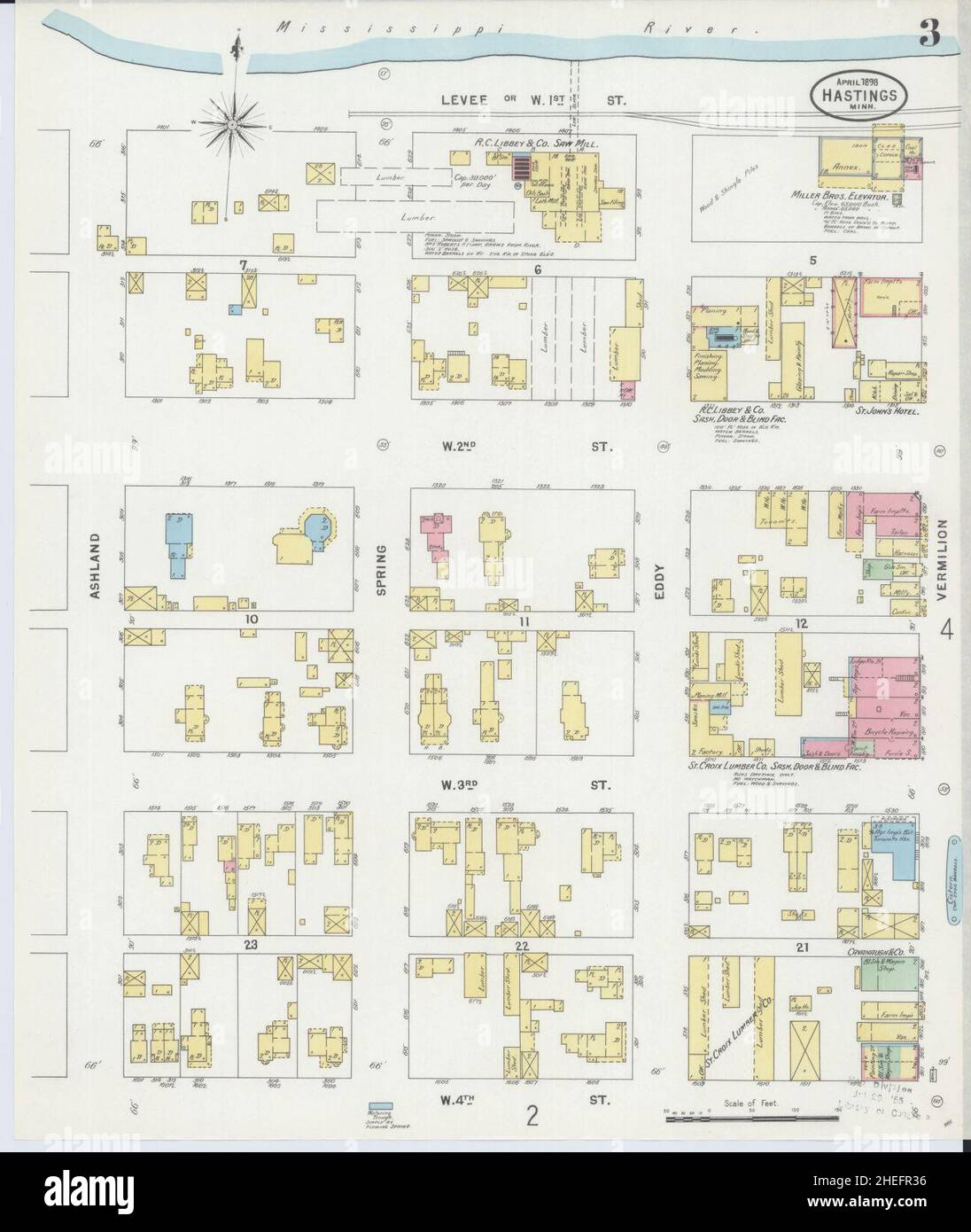 Map of hastings minnesota hi-res stock photography and images - Alamy