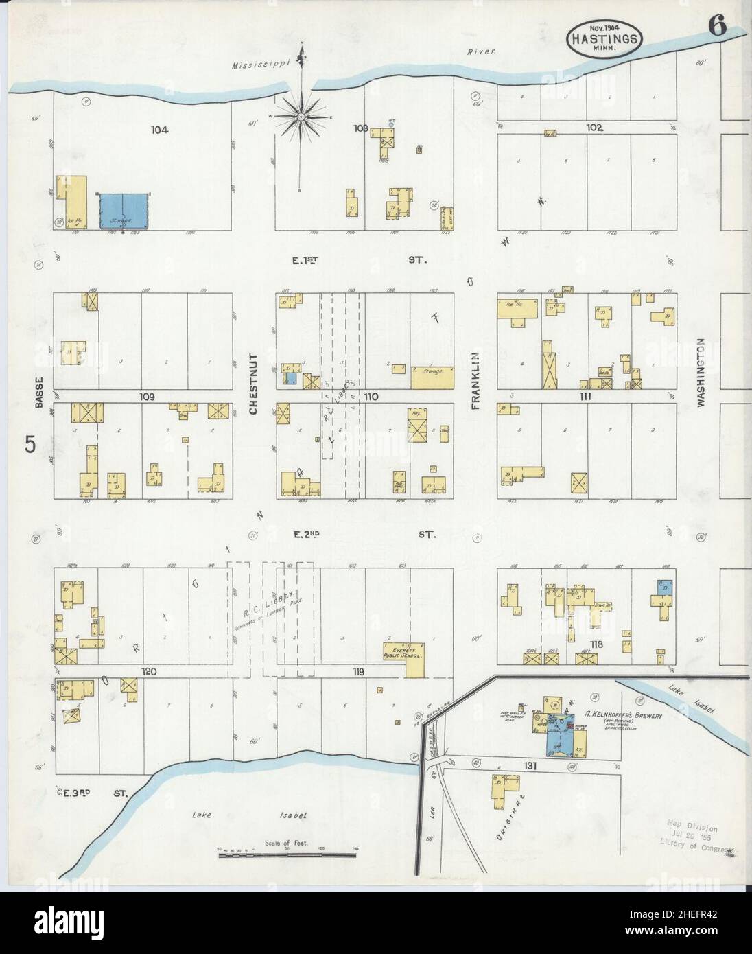 Map of hastings minnesota hi-res stock photography and images - Alamy