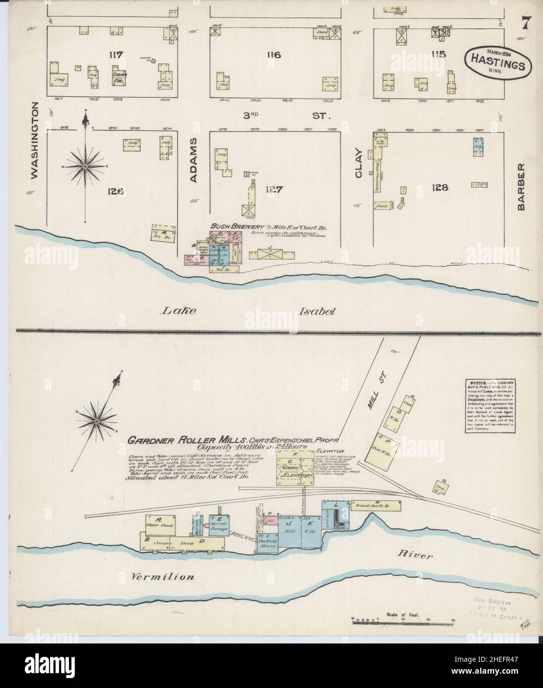 Map of hastings minnesota hi-res stock photography and images - Alamy
