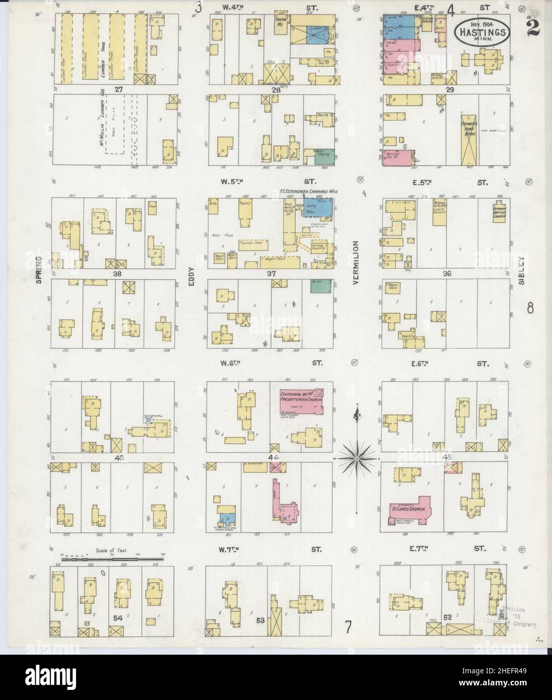 Map of hastings minnesota hi-res stock photography and images - Alamy