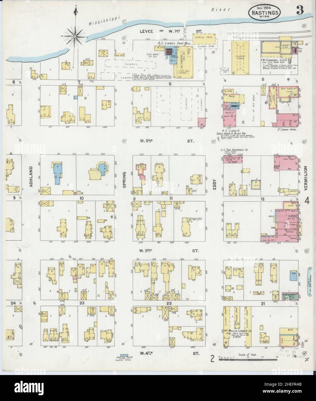 Map of hastings minnesota hi-res stock photography and images - Alamy