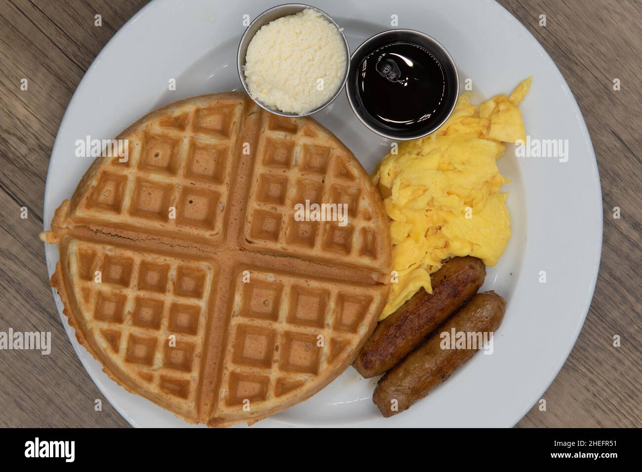 Round waffle hi-res stock photography and images - Alamy