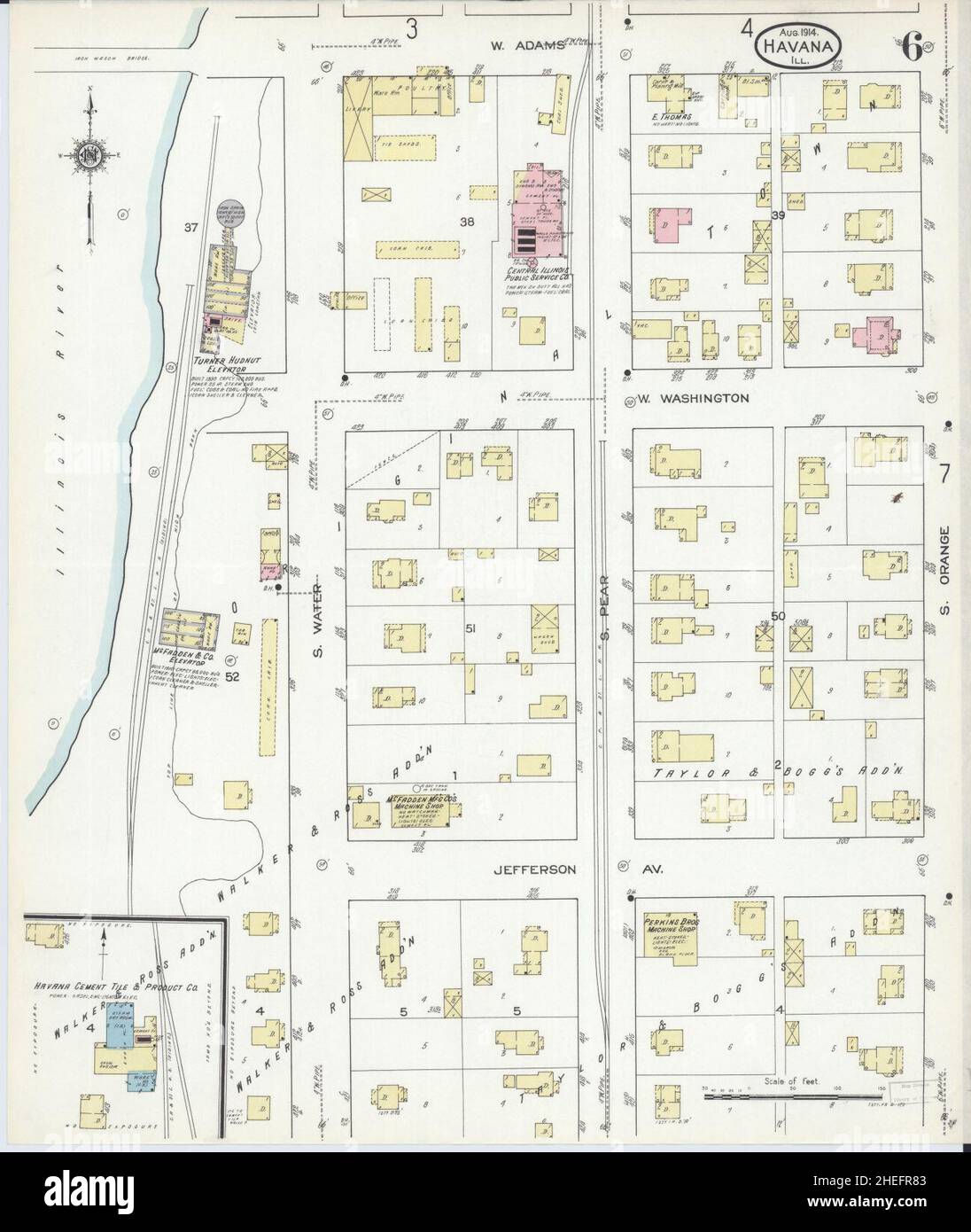 Sanborn Fire Insurance Map from Havana, Mason County, Illinois Stock ... Sanborn Fire Insurance Map from Havana, Mason County, Illinois Stock ...