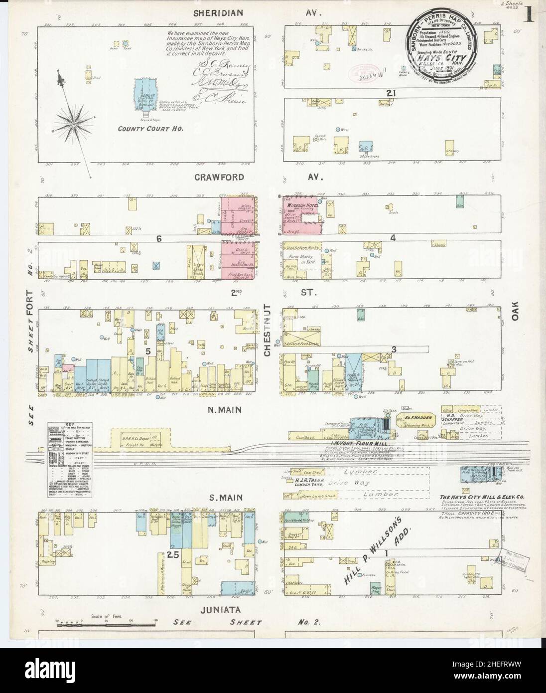 Hays kansas map hi-res stock photography and images - Alamy