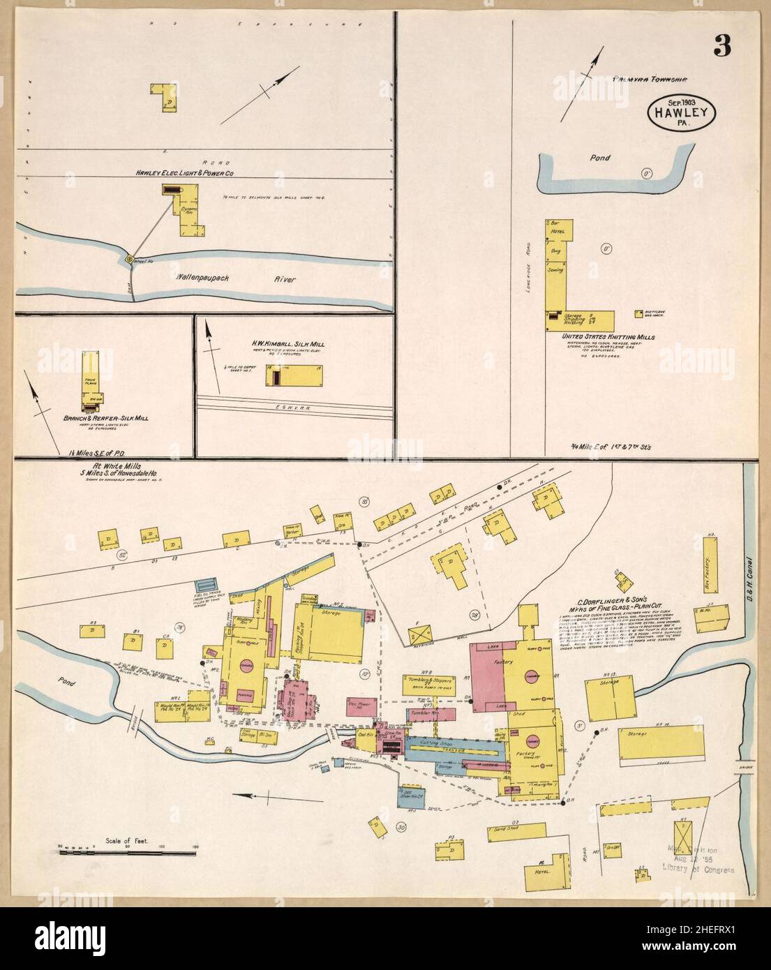 Hawley map hi-res stock photography and images - Alamy