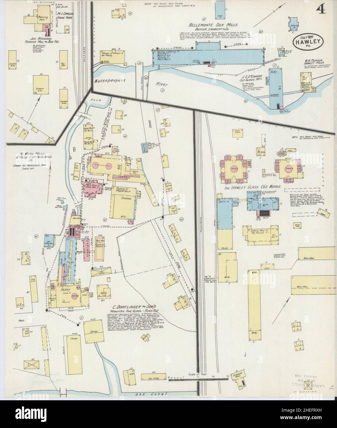 Hawley map hi-res stock photography and images - Alamy
