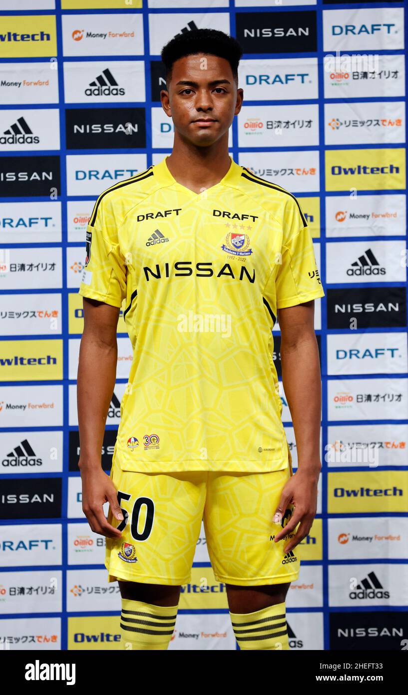Kanagawa, Japan. 9th Jan, 2022. Powell Obinna Obi (F. Marinos), Yokohama F Marinos team group ...
