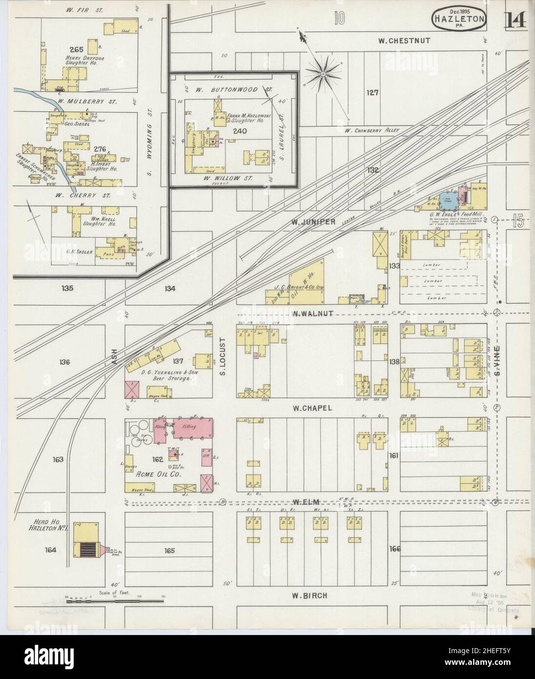 Map of hazleton hi-res stock photography and images - Alamy