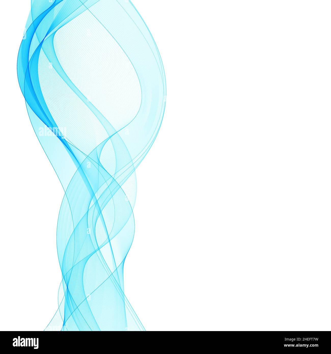 Blue abstract wave. curves lines Stock Photo - Alamy
