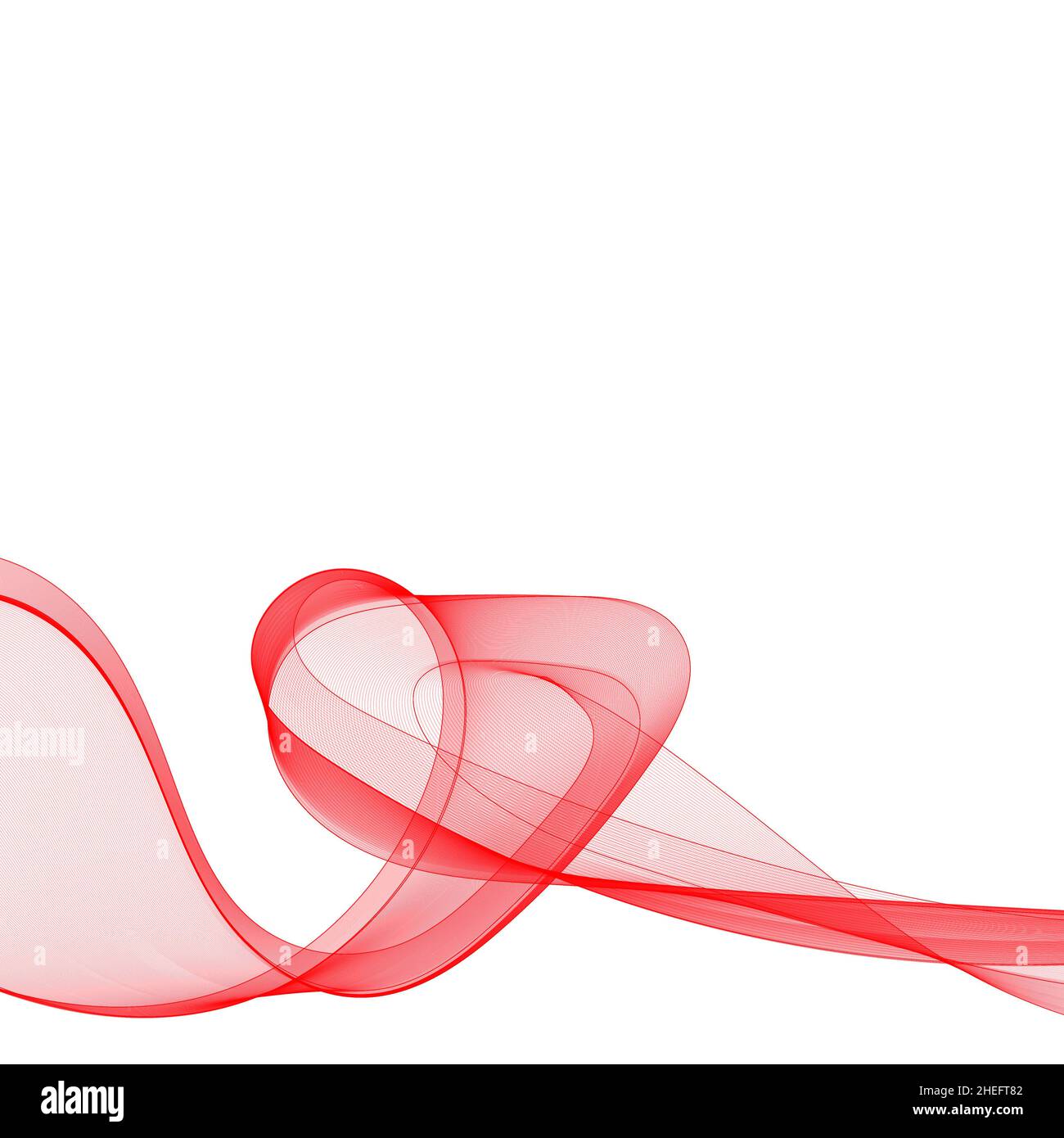 Abstract red wave. Design element Stock Photo - Alamy