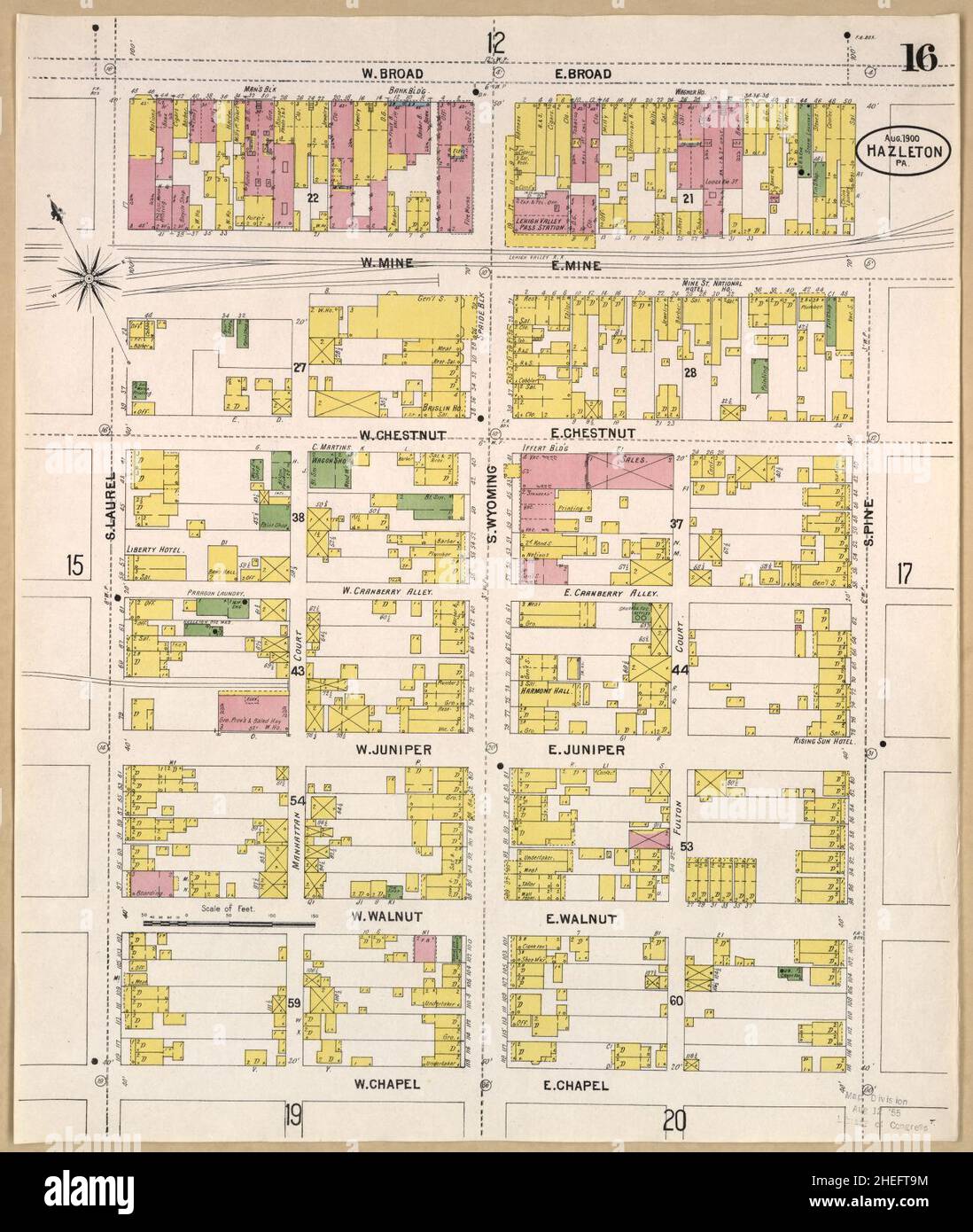 Map of hazleton hi-res stock photography and images - Alamy