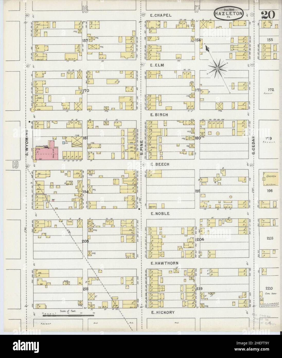 Map of hazleton hi-res stock photography and images - Alamy