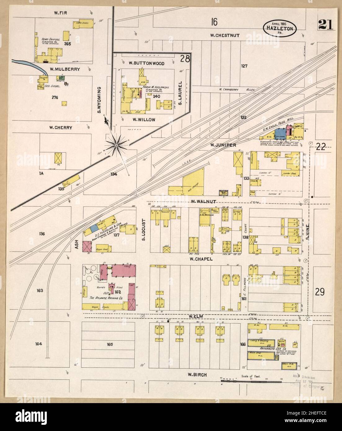 Hazleton map hi-res stock photography and images - Alamy