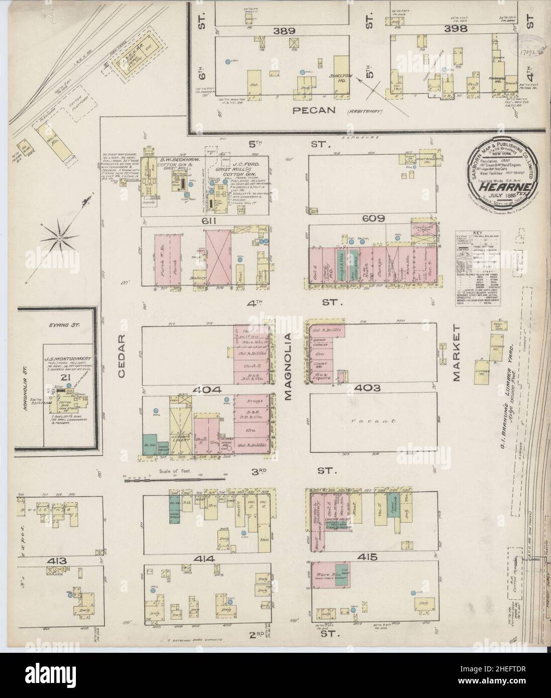 Robertson county map hi-res stock photography and images - Alamy