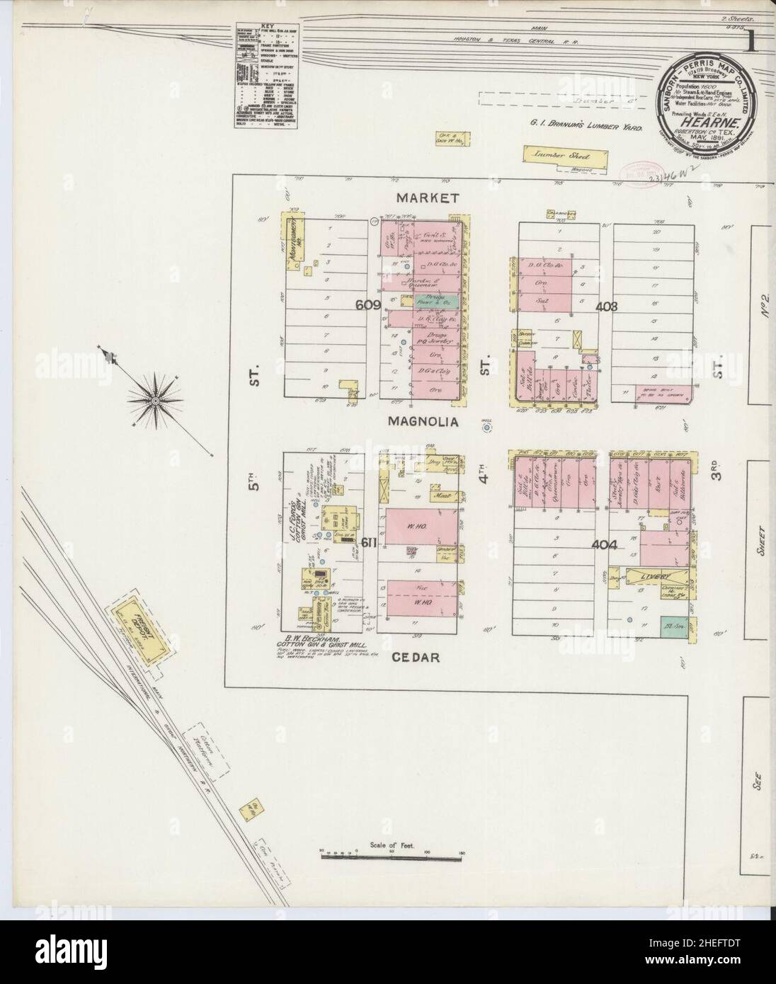 Robertson county map hi-res stock photography and images - Alamy