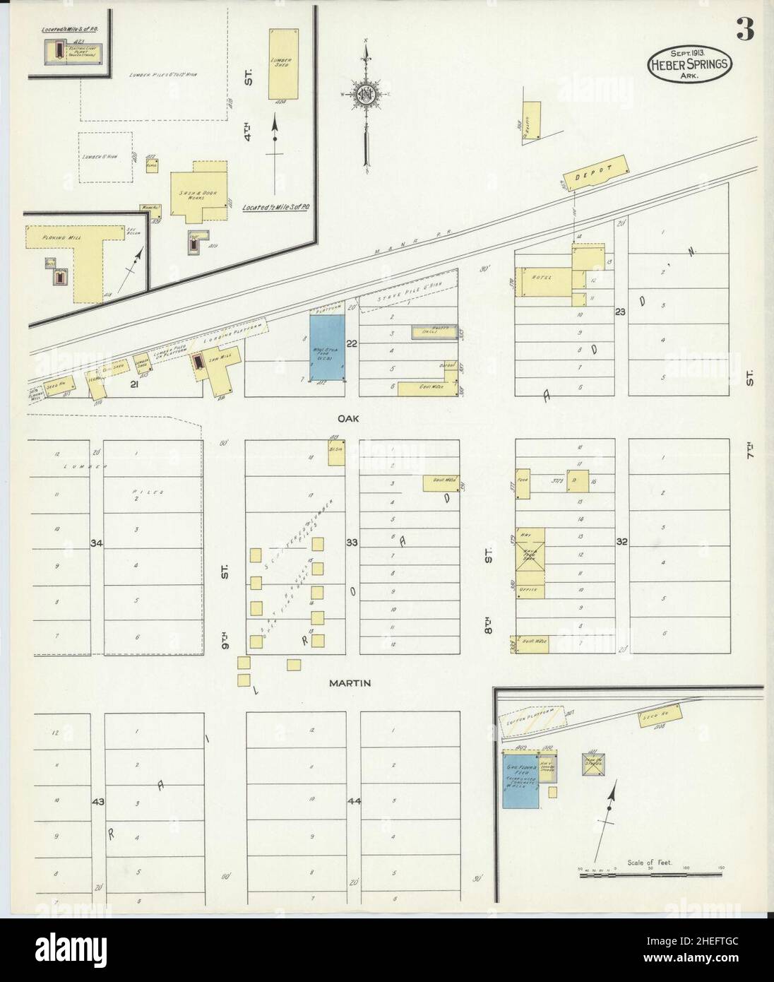 Map of heber springs hi-res stock photography and images - Alamy