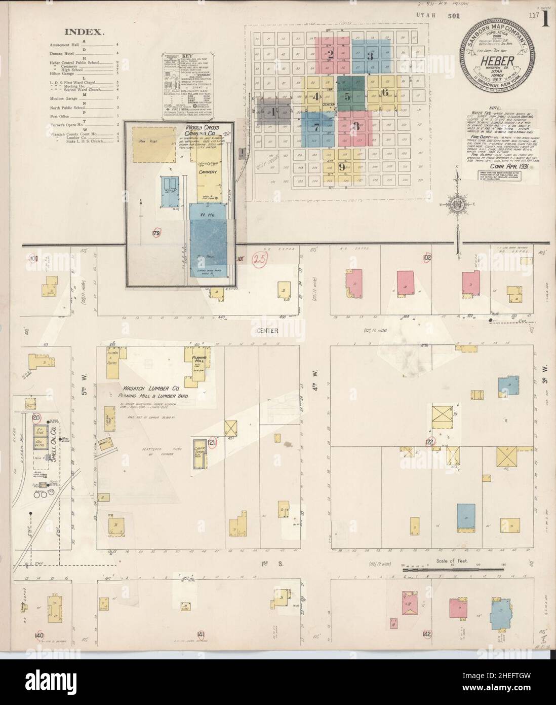 Wasatch map hi-res stock photography and images - Alamy