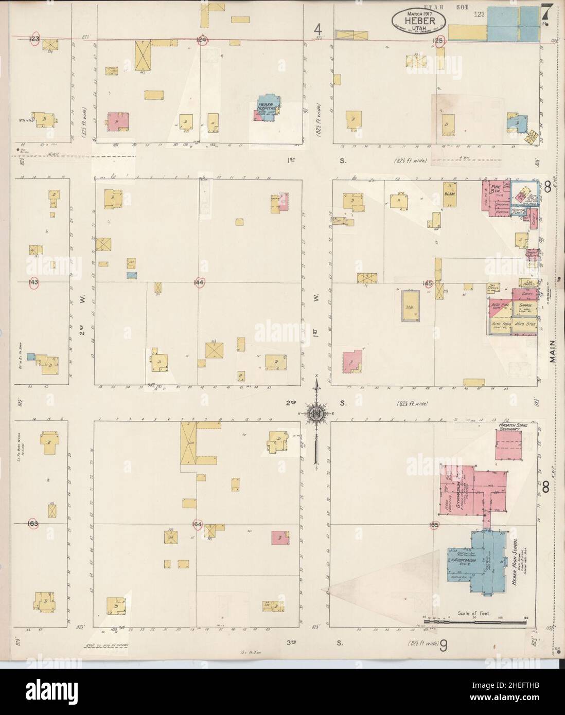Wasatch utah map hi-res stock photography and images - Alamy