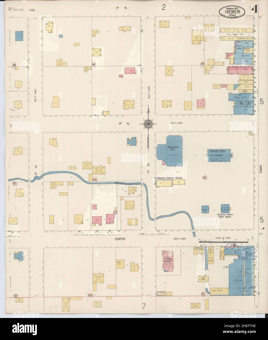 Wasatch map hi-res stock photography and images - Alamy