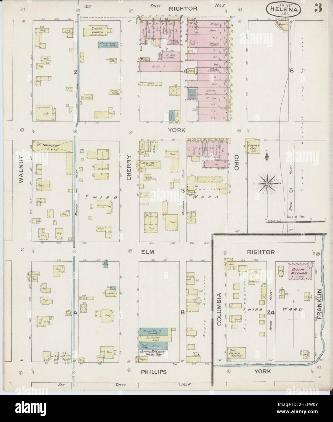 Map of helena hi-res stock photography and images - Alamy