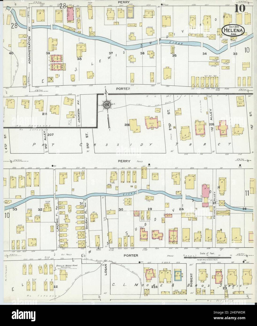 Map of helena hi-res stock photography and images - Alamy