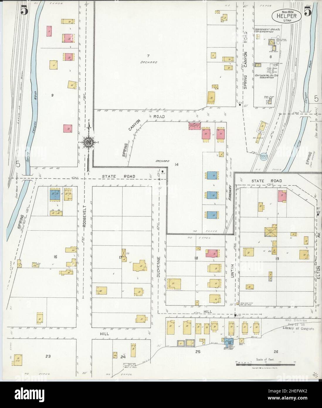 Map of helper utah hi-res stock photography and images - Alamy