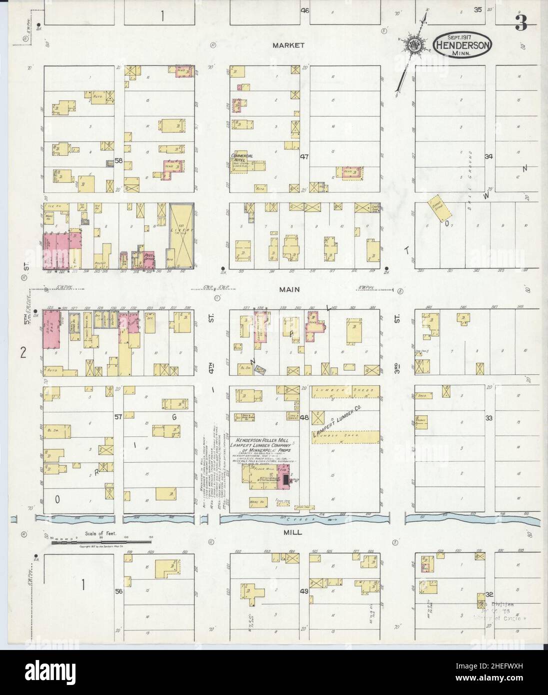 Sanborn Fire Insurance Map from Henderson, Sibley County, Minnesota ...