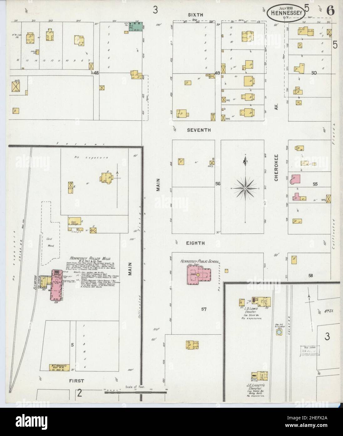 Kingfisher county map hi-res stock photography and images - Alamy