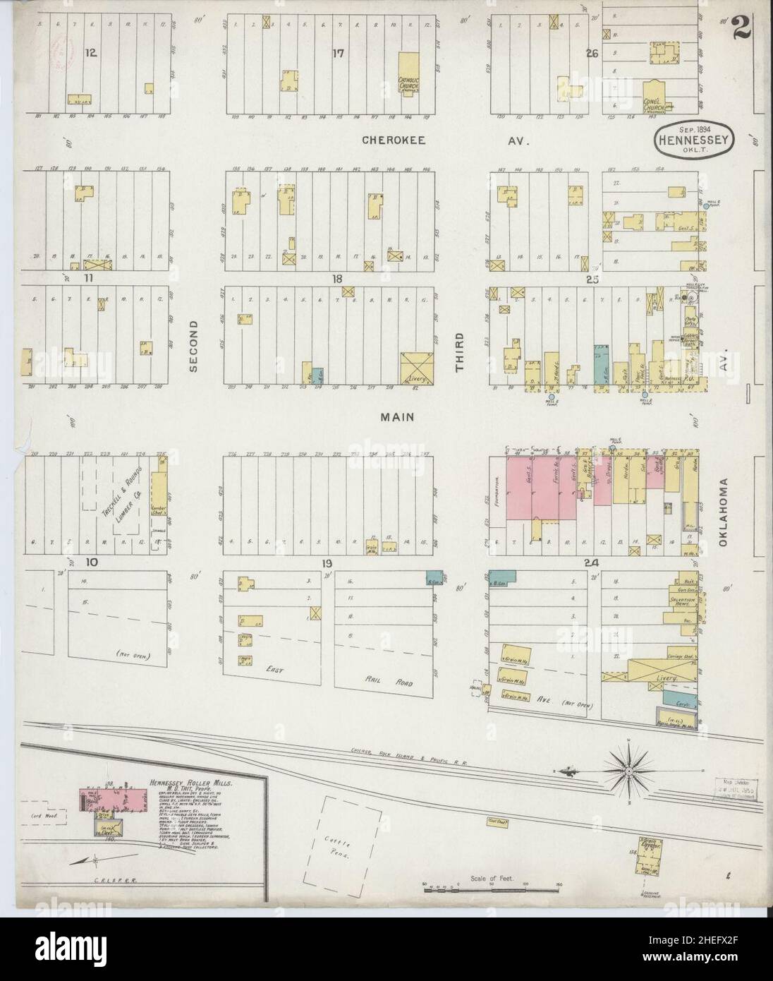 Map of hennessey hi-res stock photography and images - Alamy