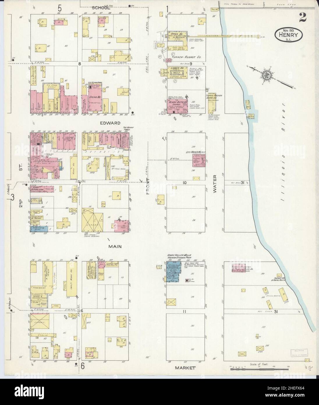 Marshall illinois map hi-res stock photography and images - Alamy