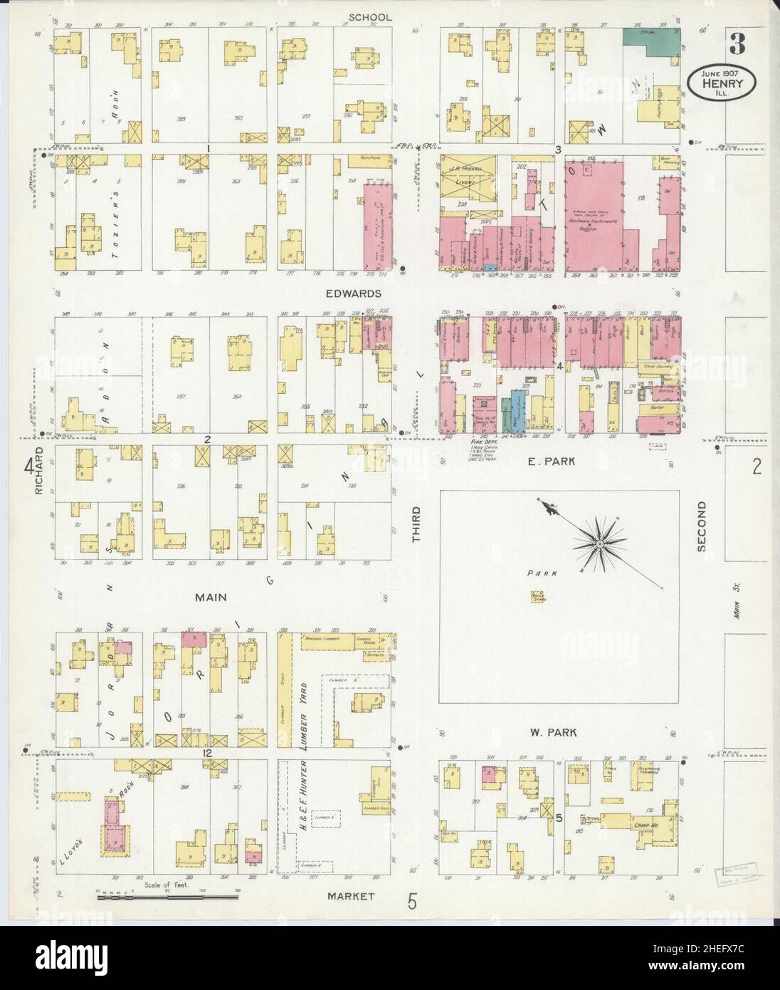 Marshall illinois map hi-res stock photography and images - Alamy