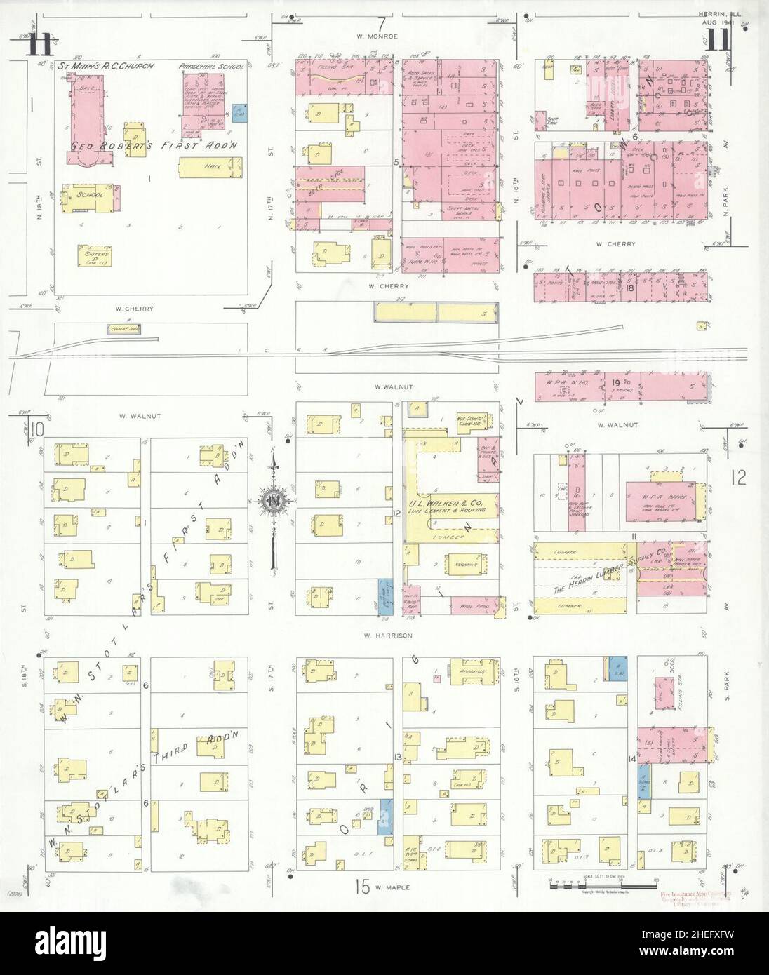 Williamson county map hi-res stock photography and images - Alamy