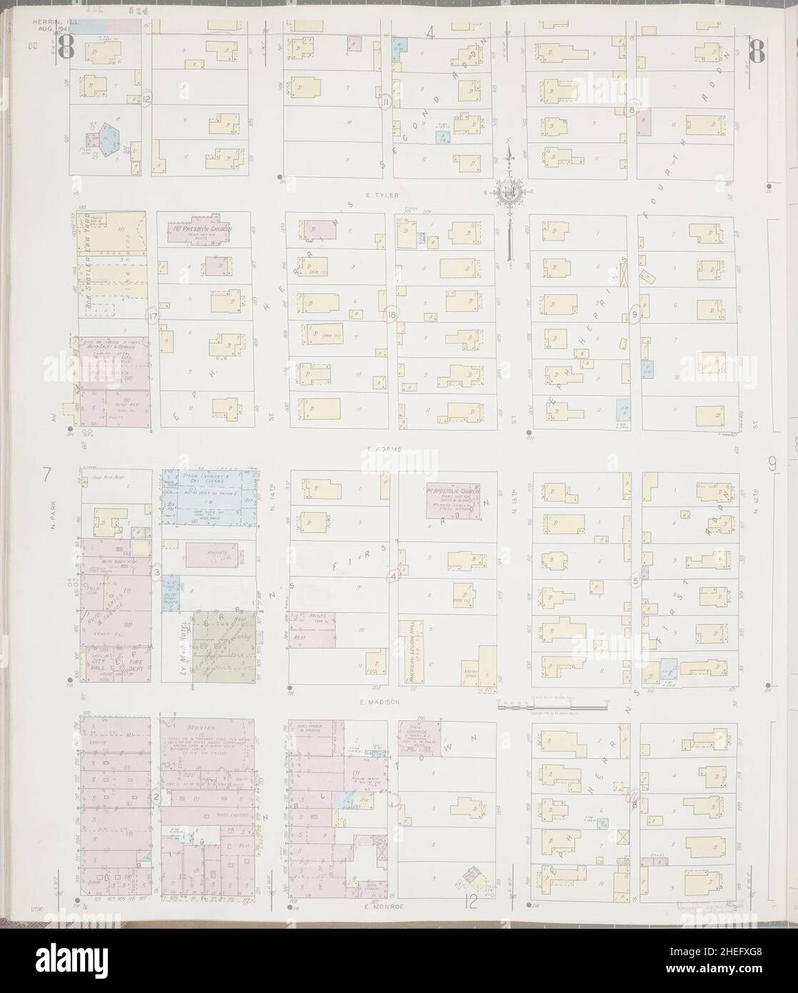 Williamson county map hi-res stock photography and images - Alamy