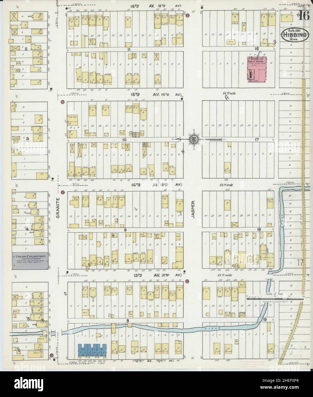 Sanborn Fire Insurance Map from Hibbing, Saini Louis County, Minnesota ...