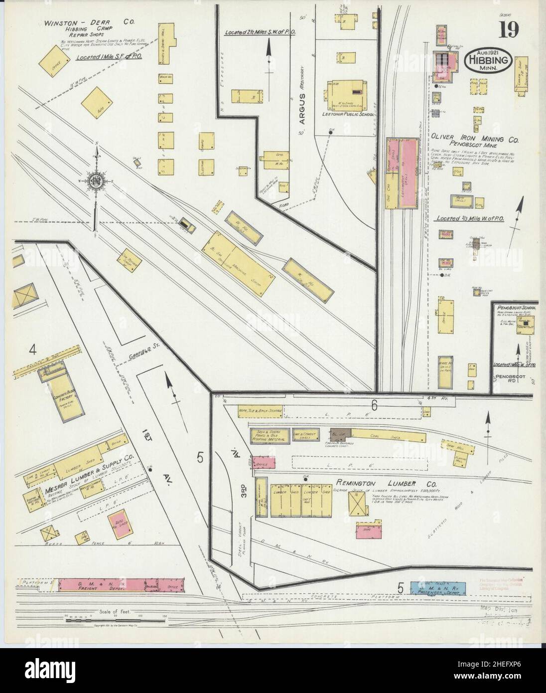 Hibbing minnesota map hi-res stock photography and images - Alamy