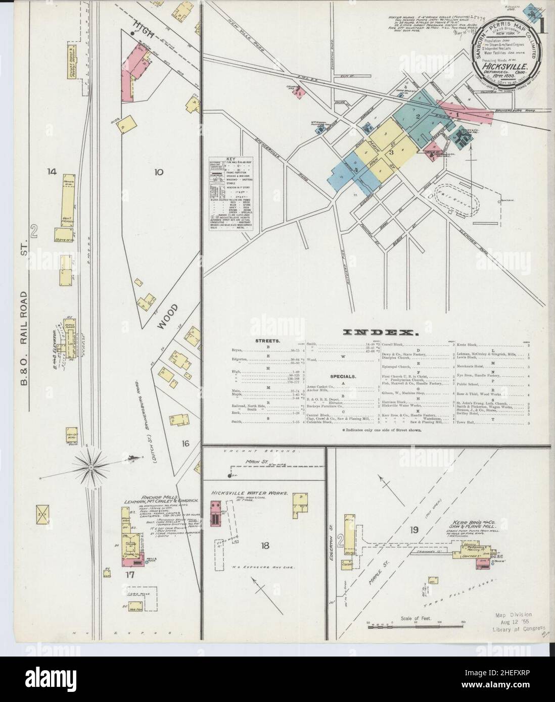 Hicksville map hi-res stock photography and images - Alamy