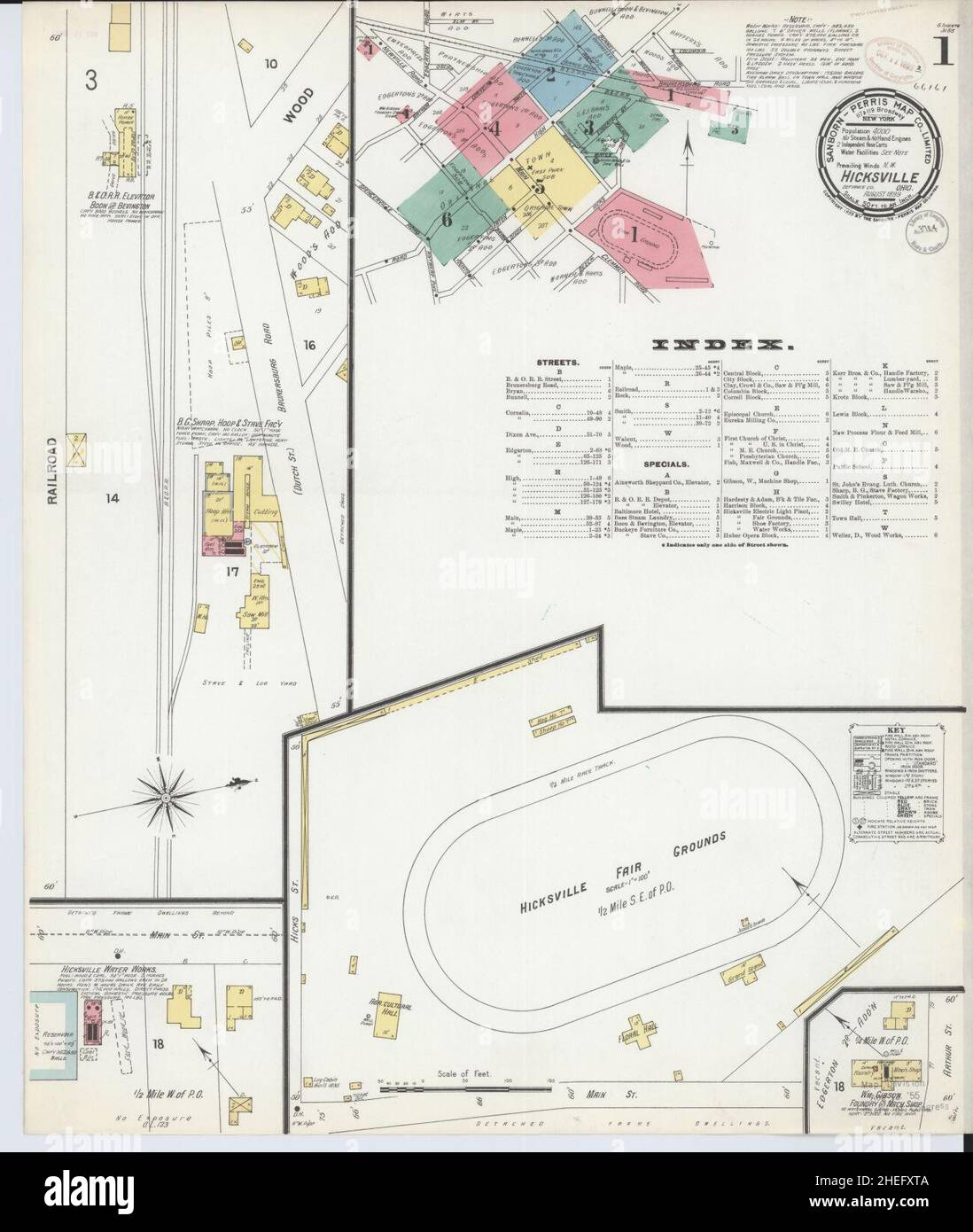 Map of hicksville hi-res stock photography and images - Alamy