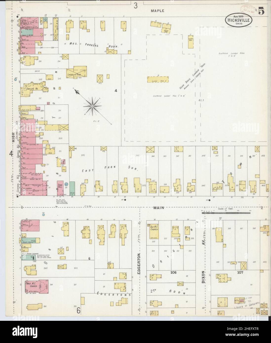 Hicksville map hi-res stock photography and images - Alamy