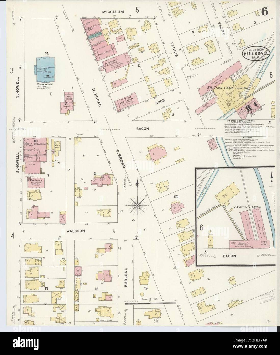 Hillsdale Map High Resolution Stock Photography and Images - Alamy