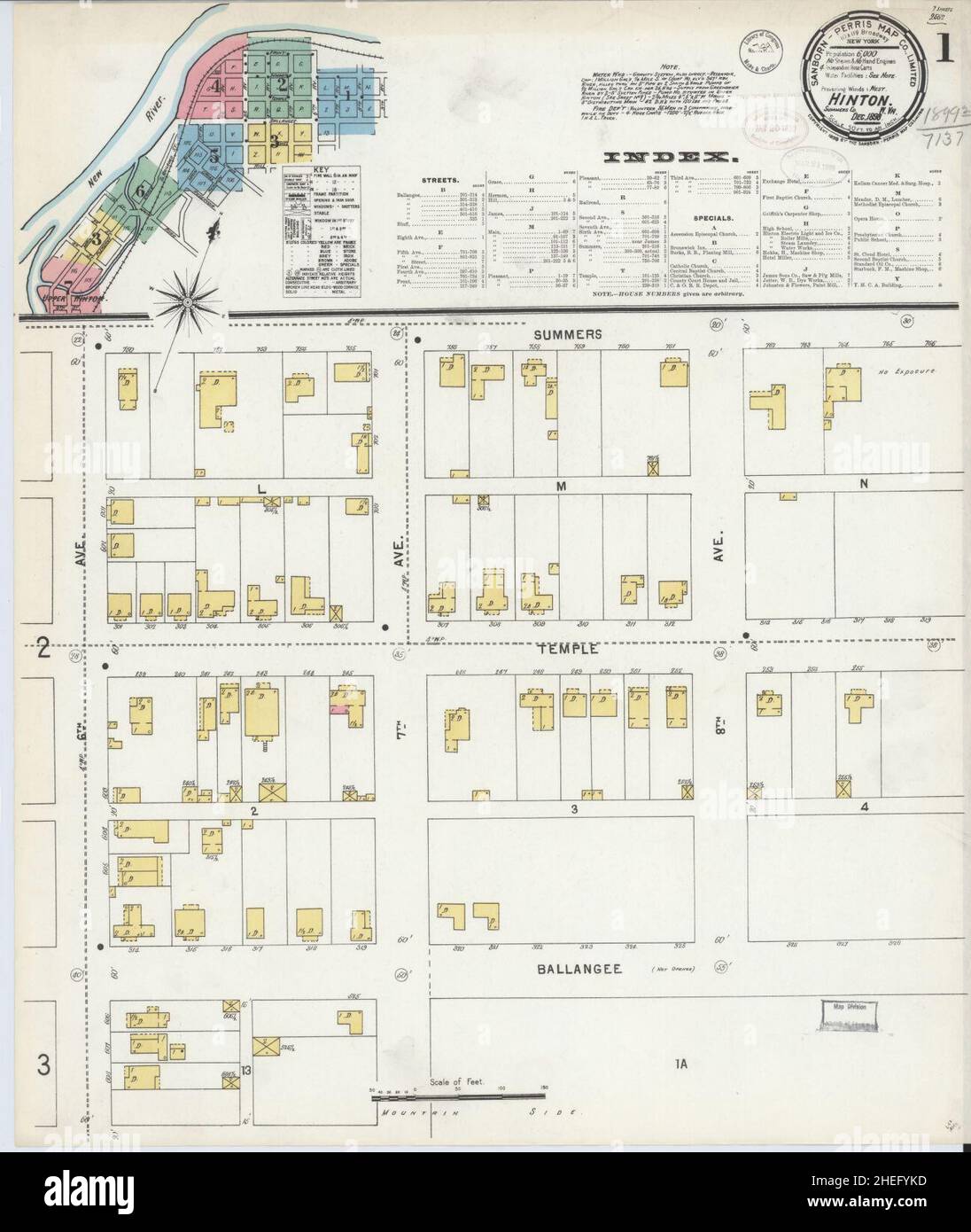 Map of hinton virginia hi-res stock photography and images - Alamy