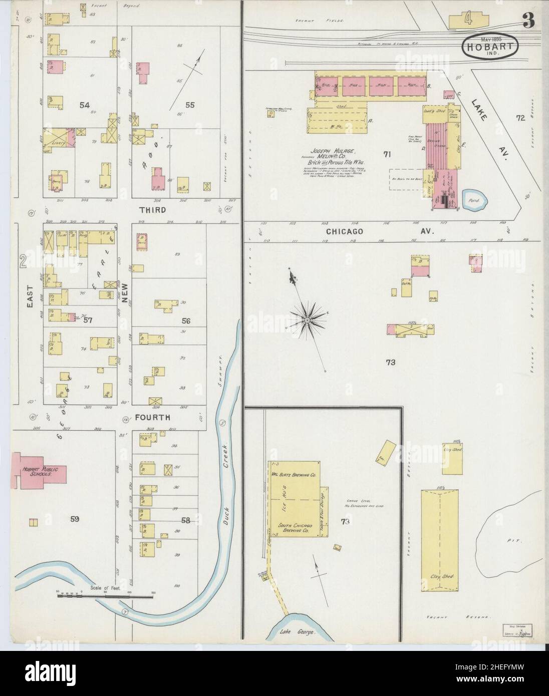 Map of hobart hi-res stock photography and images - Alamy