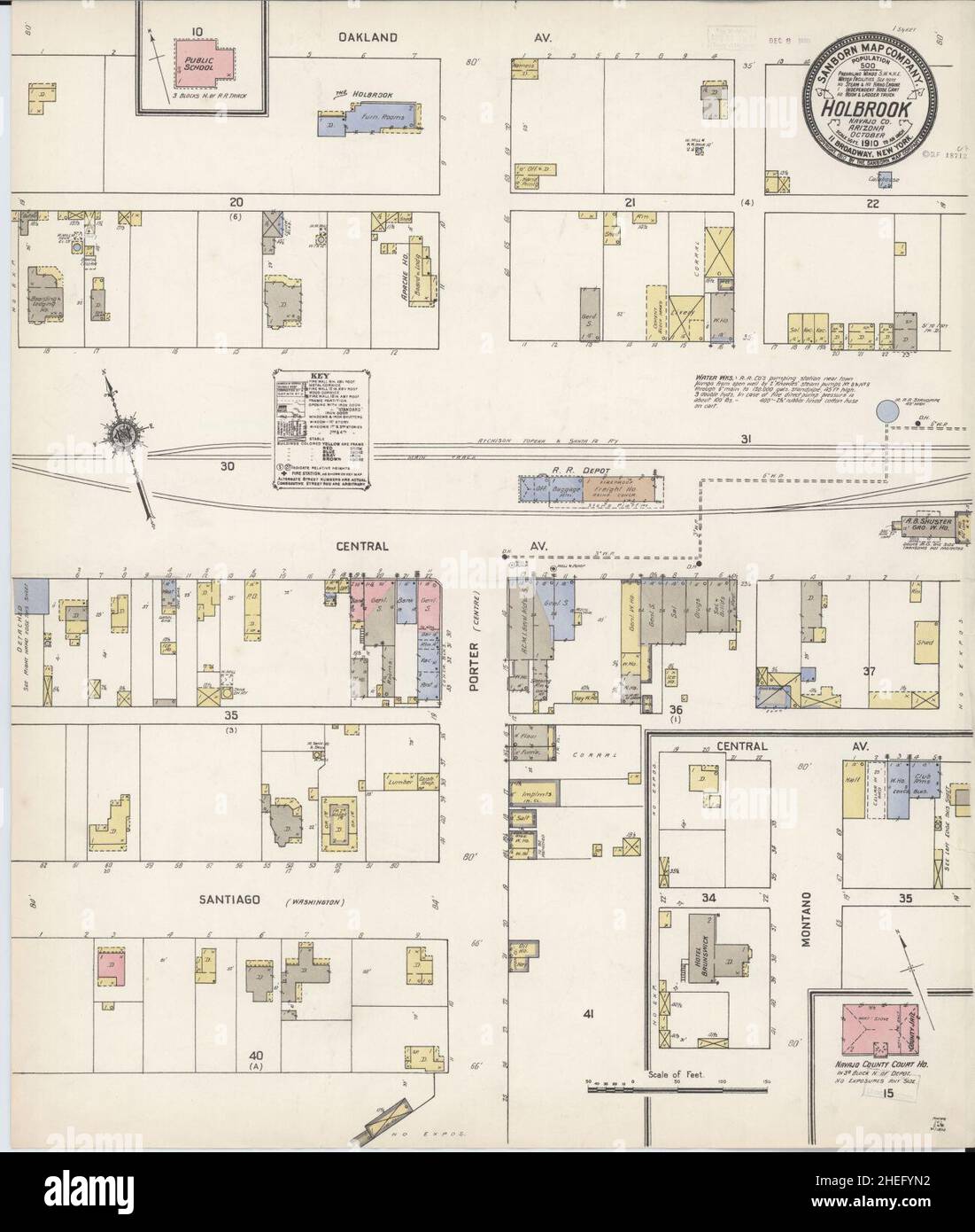 Holbrook arizona map hi-res stock photography and images - Alamy