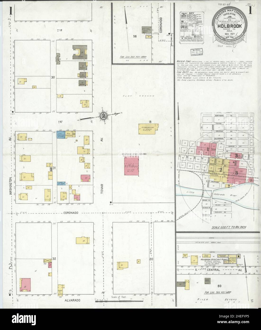 Holbrook arizona map hi-res stock photography and images - Alamy