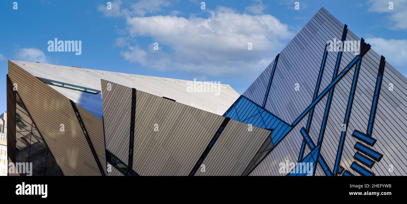 Toronto, Canada, June 5, 2021: The Royal Ontario Museum is a museum of ...