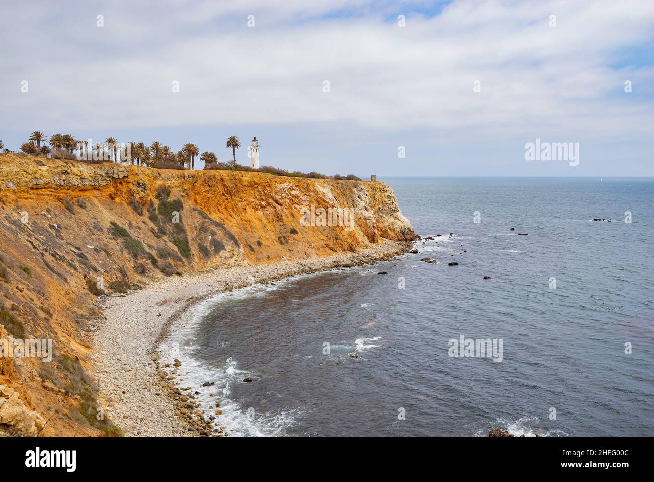 Daytime landscape around Vicente Lighthouse at California Stock Photo ...